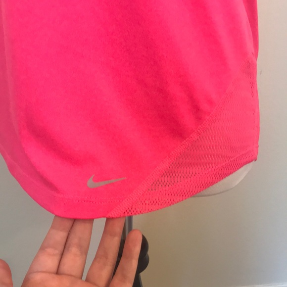 Nike | Tops | Nike Hot Pink Drifit Asymmetrical Design Tank | Poshmark